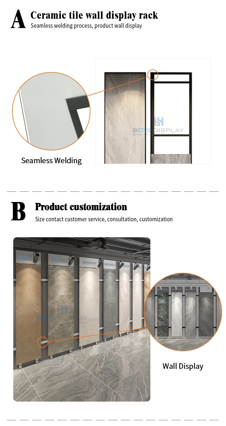 Customizable Wall Panel Ceramic Tile Display Ideas