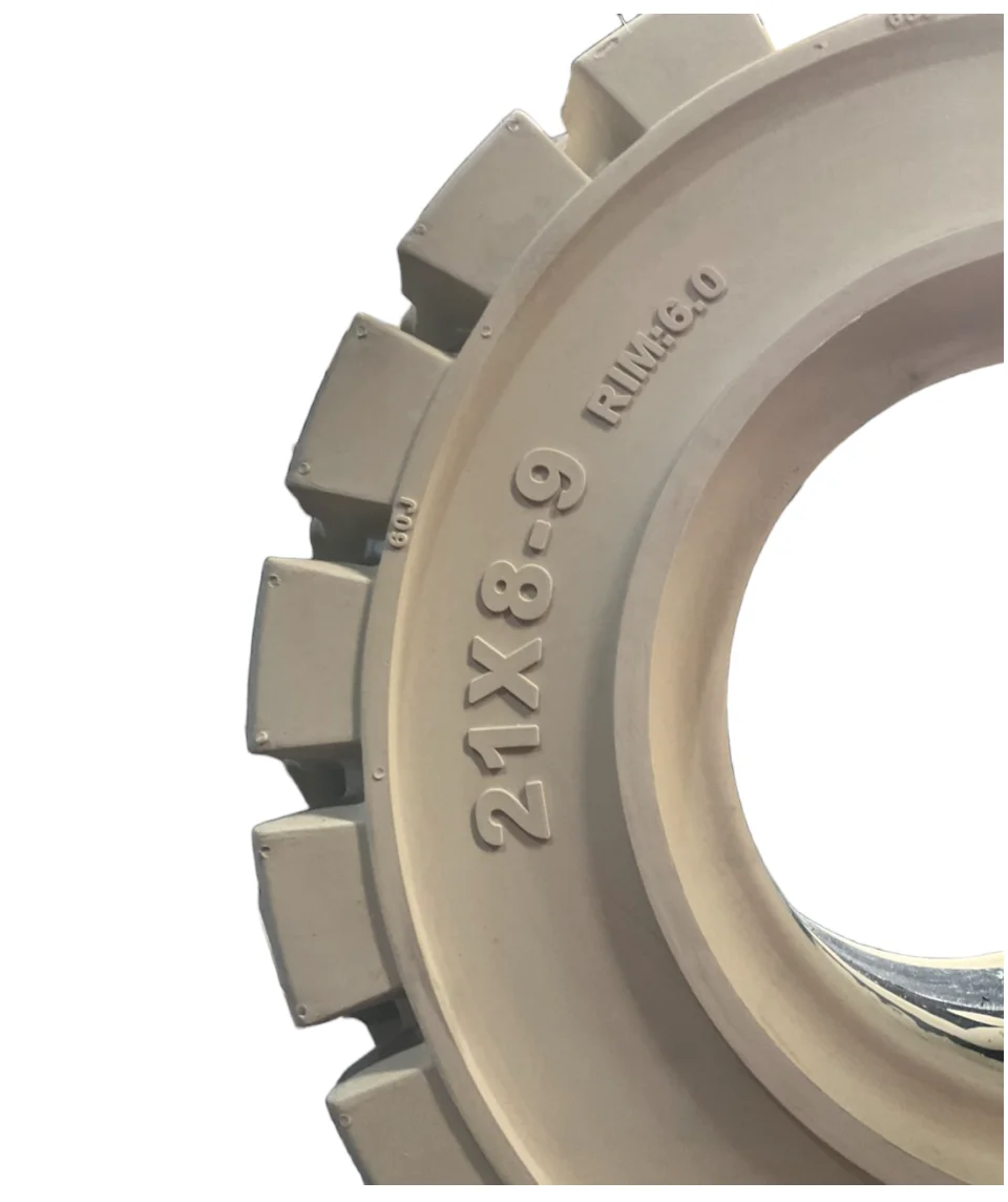 Mr-solid 21x8-9 Non Solid Tire For Forklift Natural Rubber Tire Variety ...