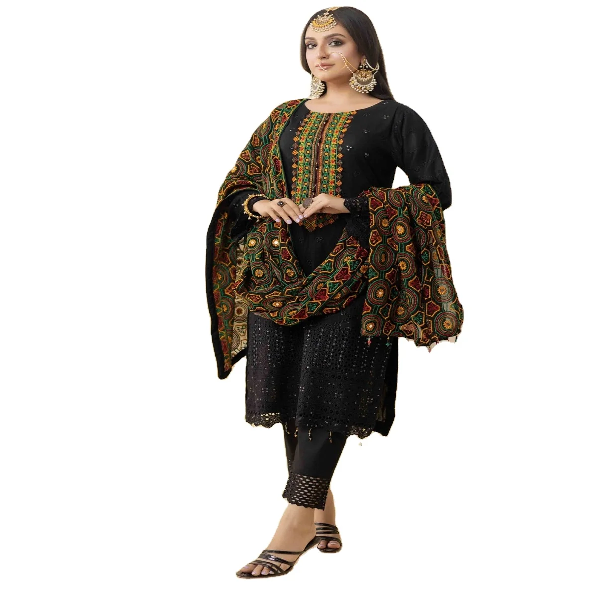 Original Branded Pakistani Lawn 3 Piece Suits Chikankari And Patch Work ...