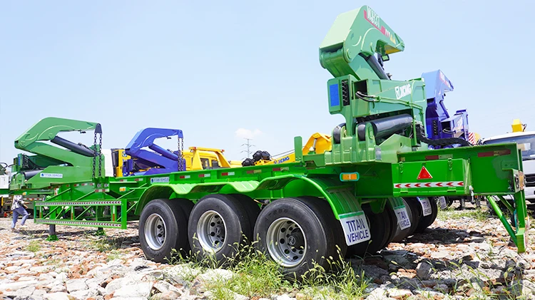 20ft 40ft Container Side Lifter Side Loader Trailer Truck Sidelifter ...