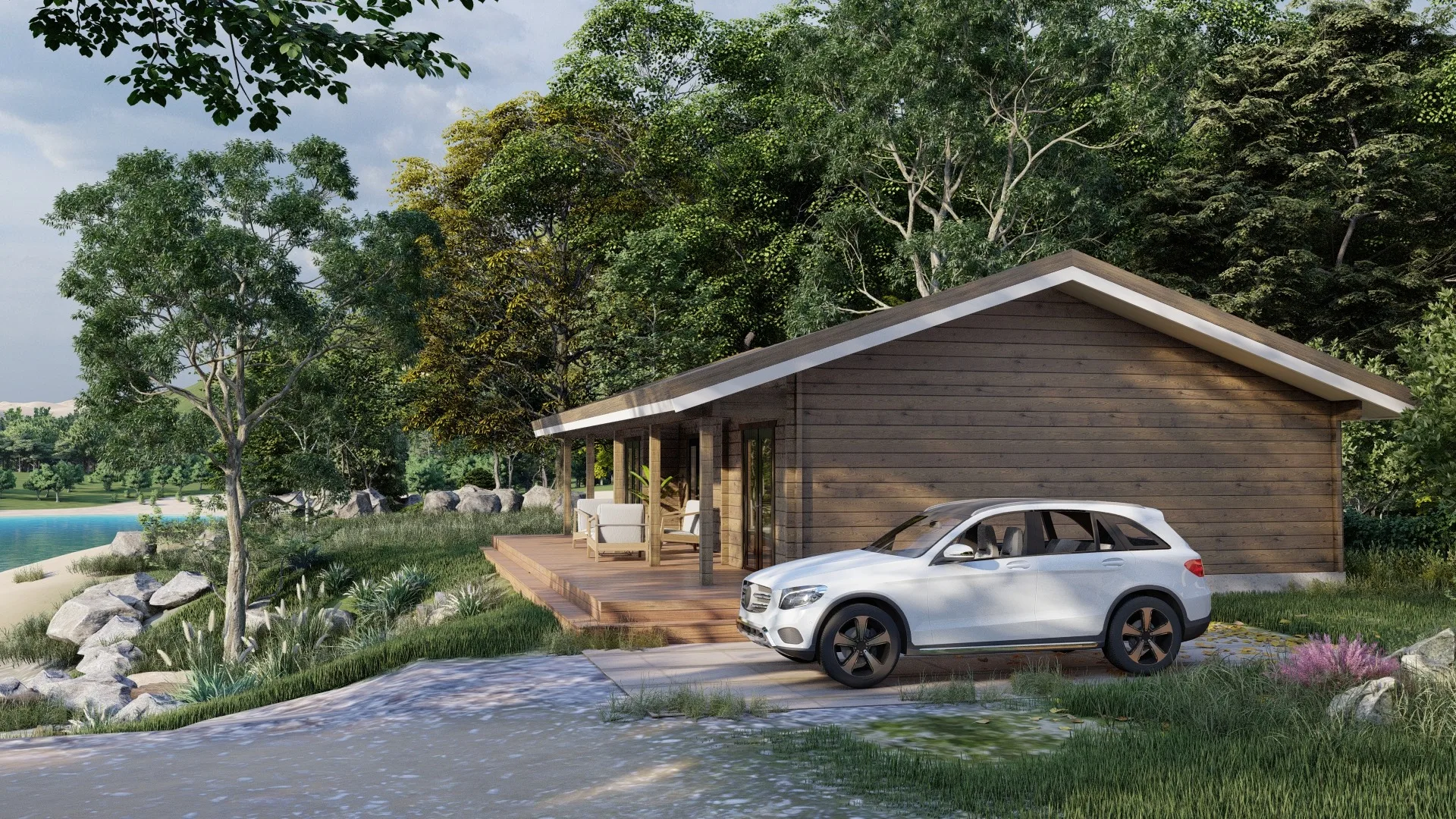 Project Johann Hybrid Log Cabin Set - Eco-Friendly Homes