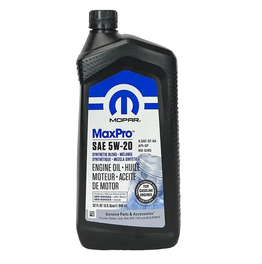 Mopar Maxpro Synthetic Blend 5w-20 Engine Oil 946 Ml - Buy Mopar Maxpro ...