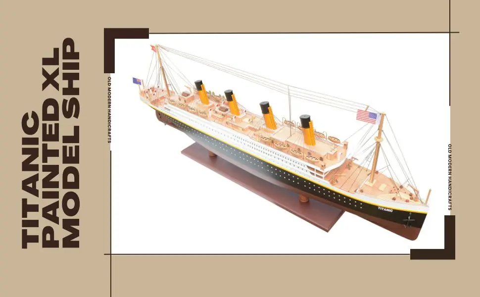Handcrafted Titanic Model Ship - 142 Cm Wooden Replica