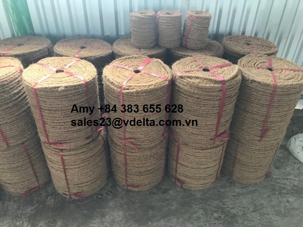 Coir Fiber Rope/coconut Husk Fiber Rope/ Amy +84 383 655 628 - Buy Coir ...