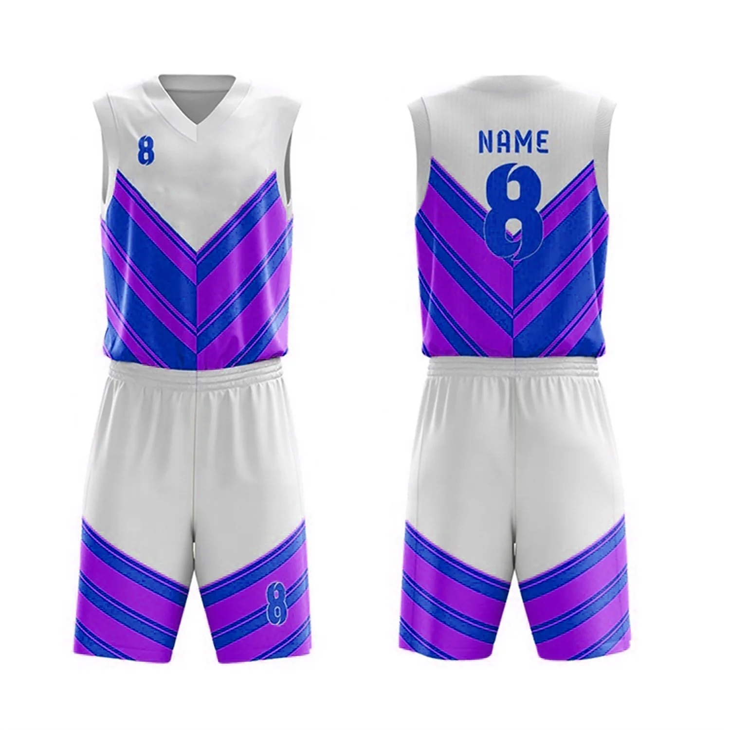 Wholesale New Blank Team Basketball Uniforms For Printing Sublimation ...