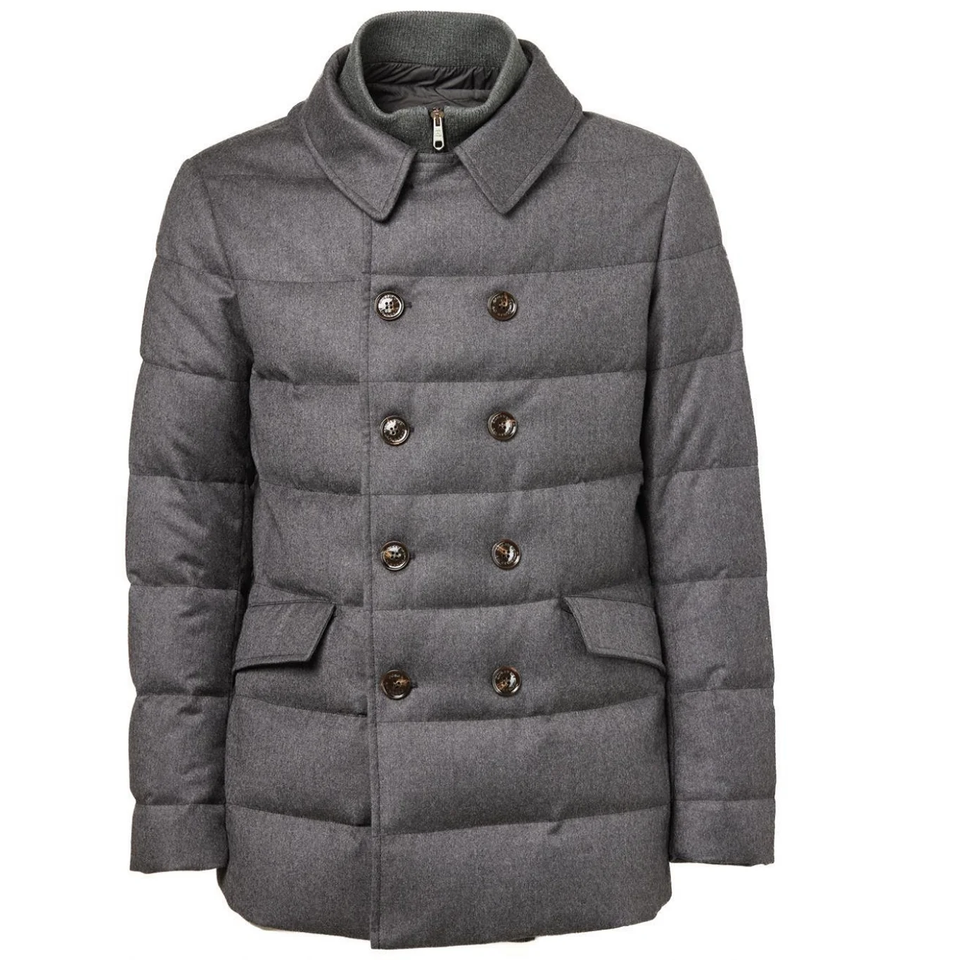 High Quality Italian Double Breasted Coat With Detachable Inner Bib ...