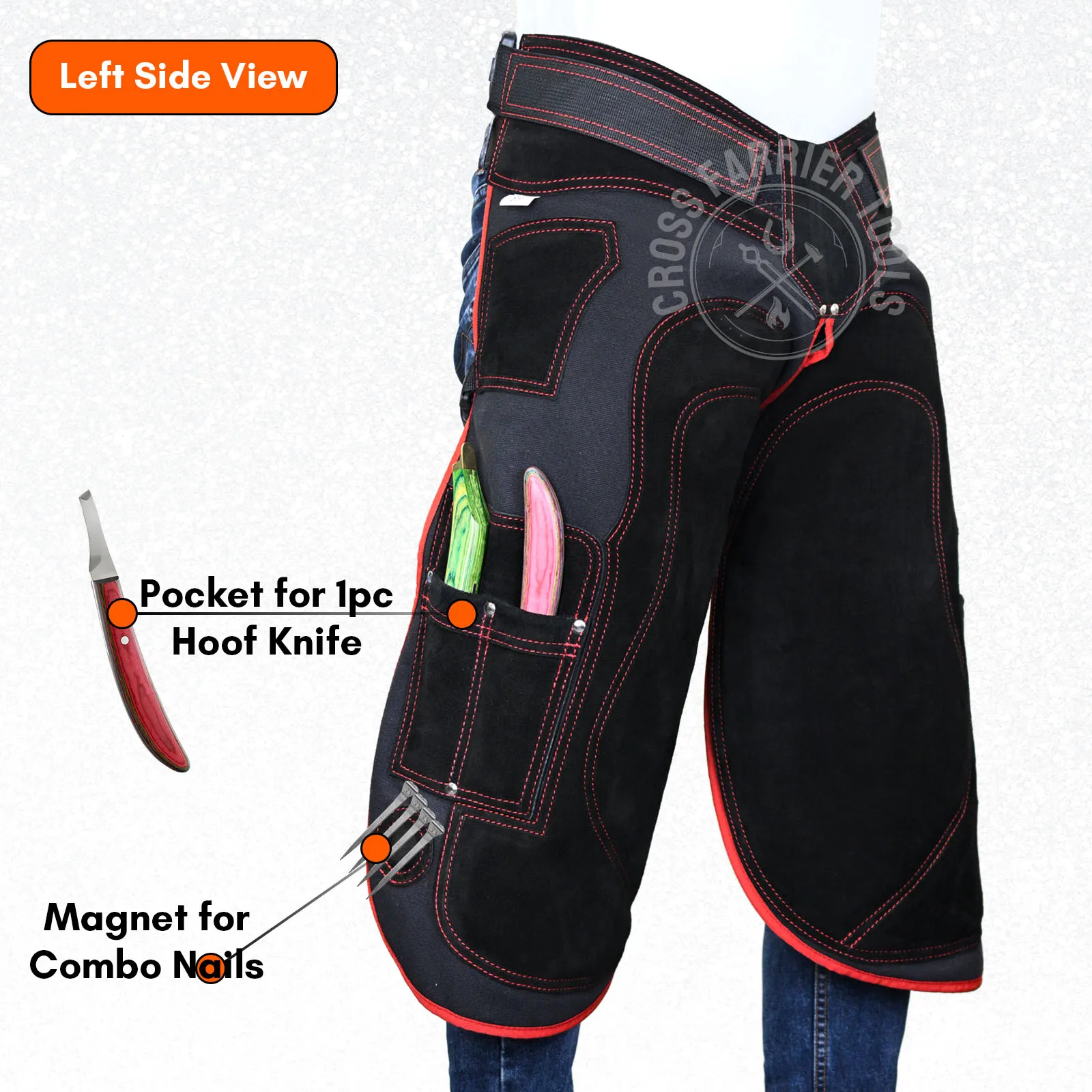 Best Seller Farrier Leather Apron Horse Trimmers Secure Fit Split Leg ...