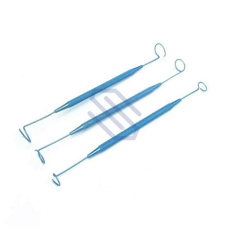 Titanium Double Ended Pigtail Ophthalmic Probe Ophthalmic Eye Surgical ...