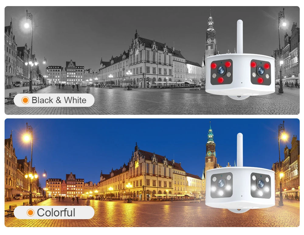 Ls Vision 4k 6mp Wireless Panoramic Camera Support Tf Card Motion ...