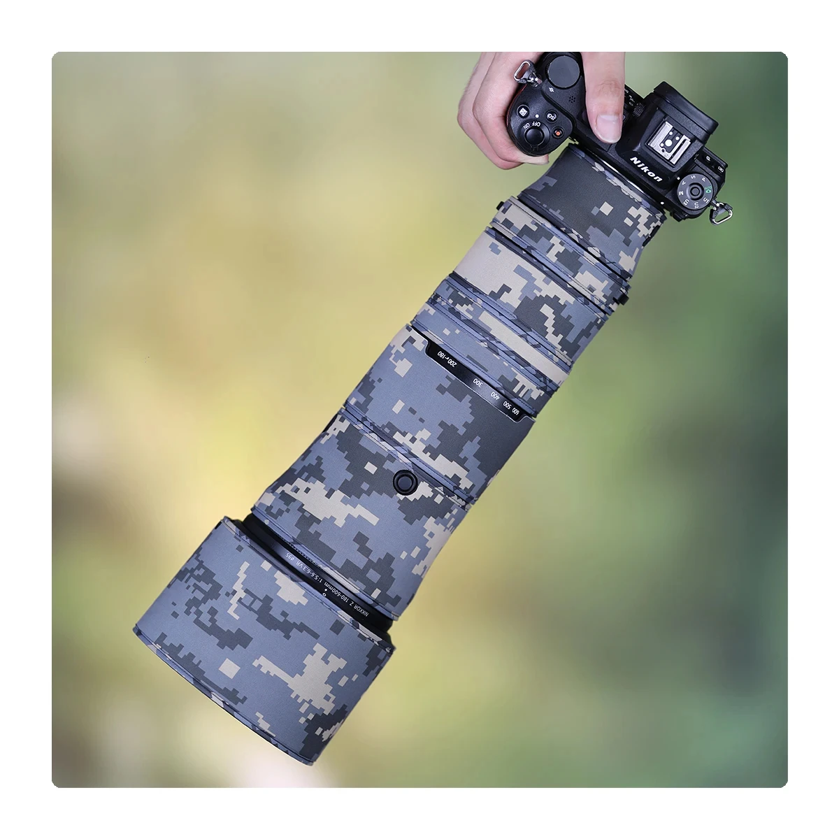 Fujing Camouflage Lens Coat For Nikon Z 180-600mm F/5.6-6.3 Vr ...