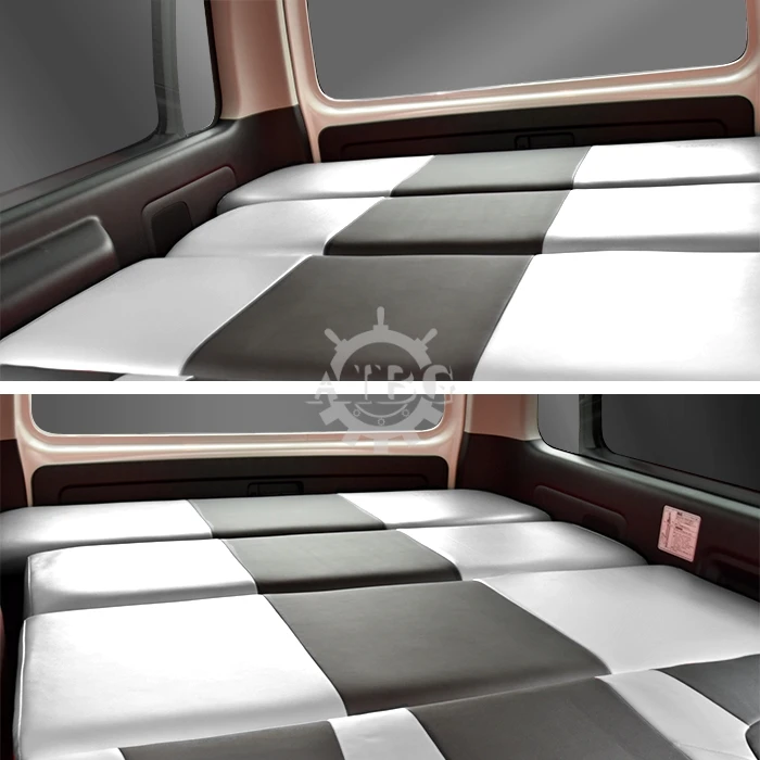 200 Series Hiace Van Standard PVC Leather Bed Kit Height Adjustment and ...