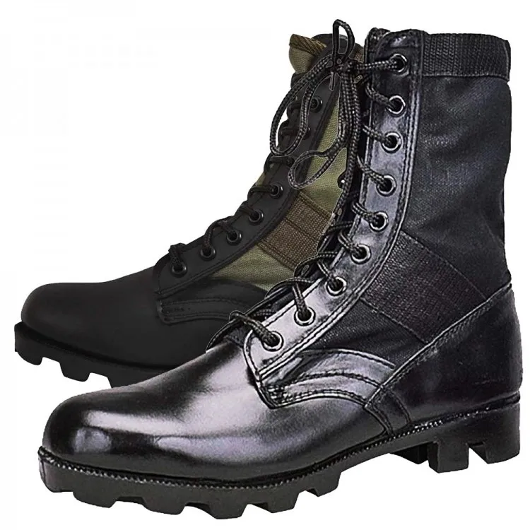 Leather Ankle Boot Travel Hiking Operator Rubber Tactical Boots