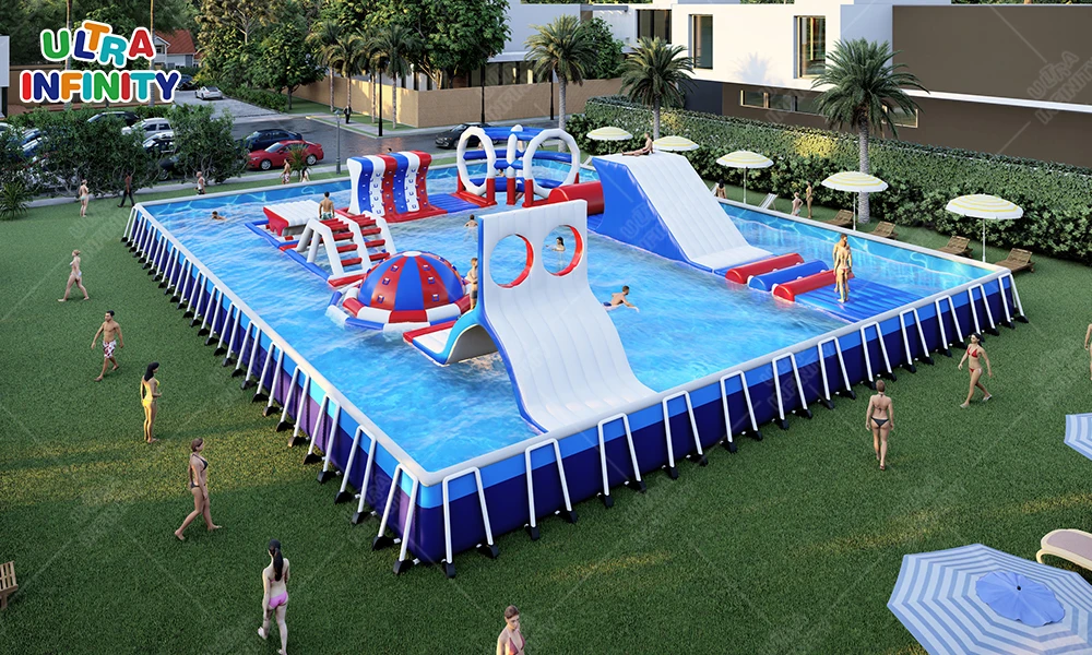 Inflatable Water Park - Fun Floating Games for Lakes