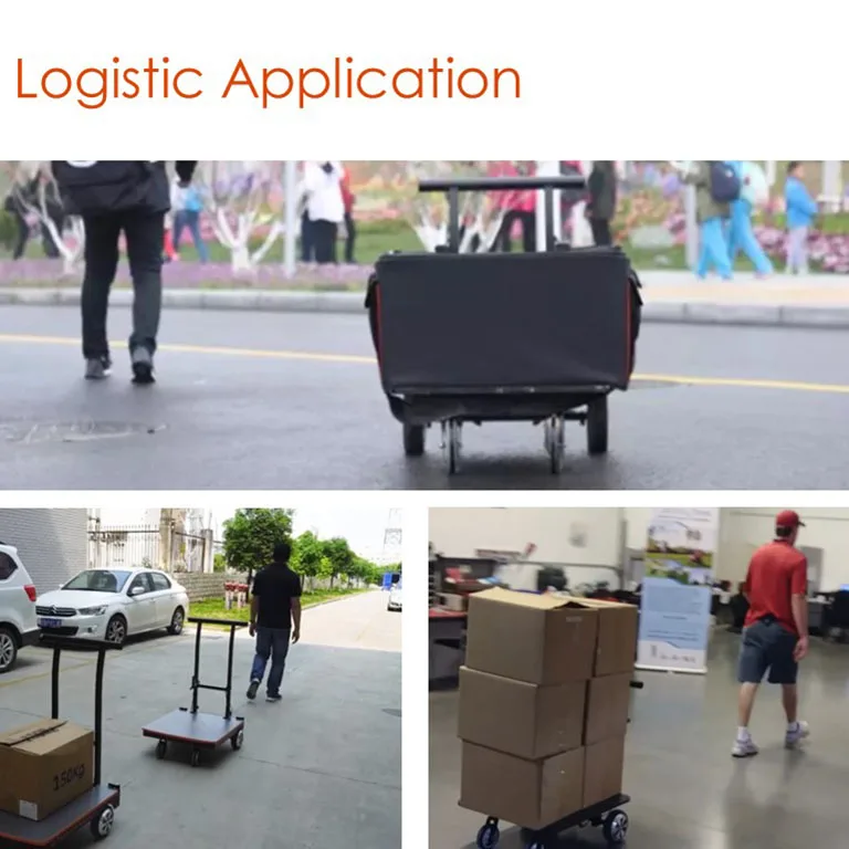 Compact Industrial Moving Cargo Trolley - Robotic Platform