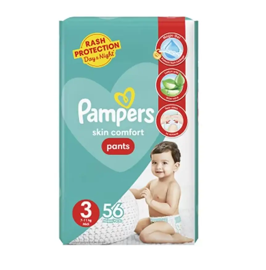Top Original Quality Pampers - Baby Diapers High Absorbency Disposable ...