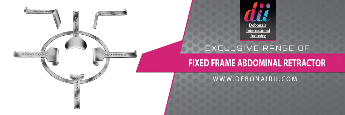 Self Retaining Spreadable Fixed Frame Abdominal Retractor Suitable for ...