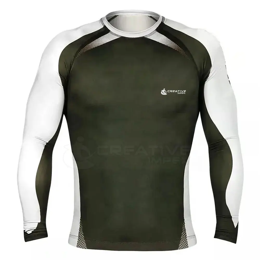 Stretchable Full Sleeve Men Rash Guard Lightweight Performance ...