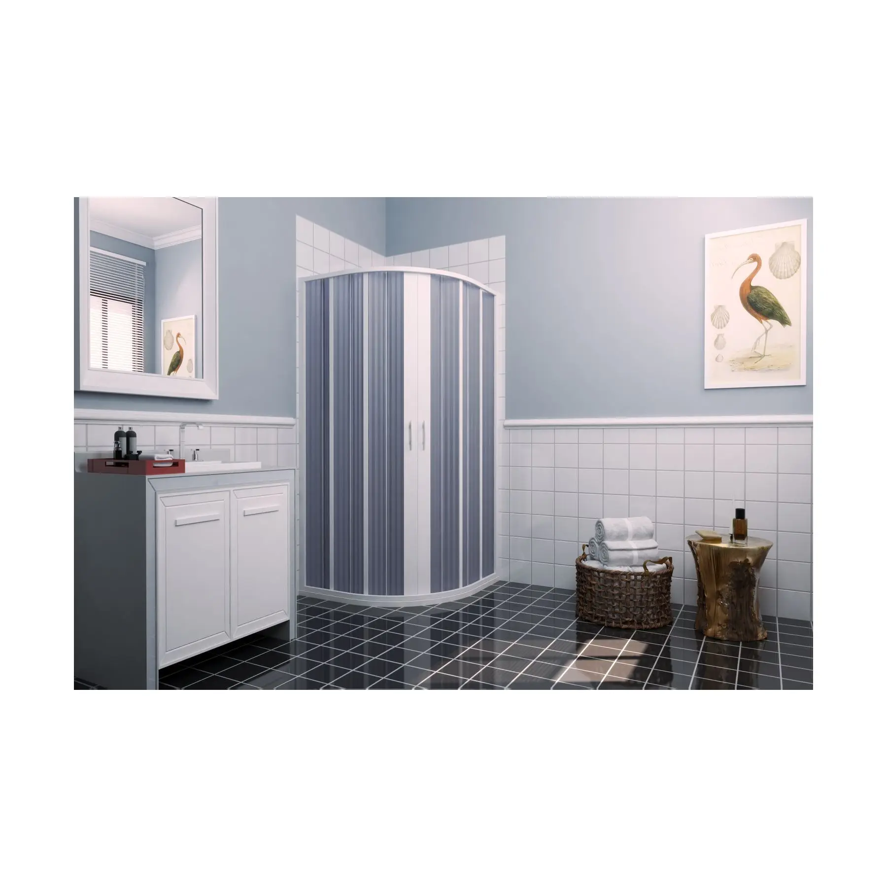 Adjustable Size Watertight Seal PVC Striped Panel Folding Design ...