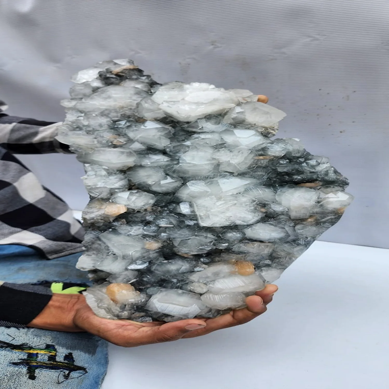 Wholesale Grey Apophyllite Cluster Natural Rock Crystal Specimen ...
