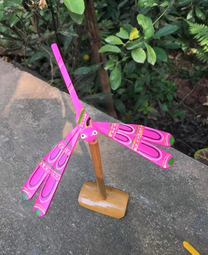 Balancing Bamboo Dragonfly Toy Vietnamese Classic High Quality ...