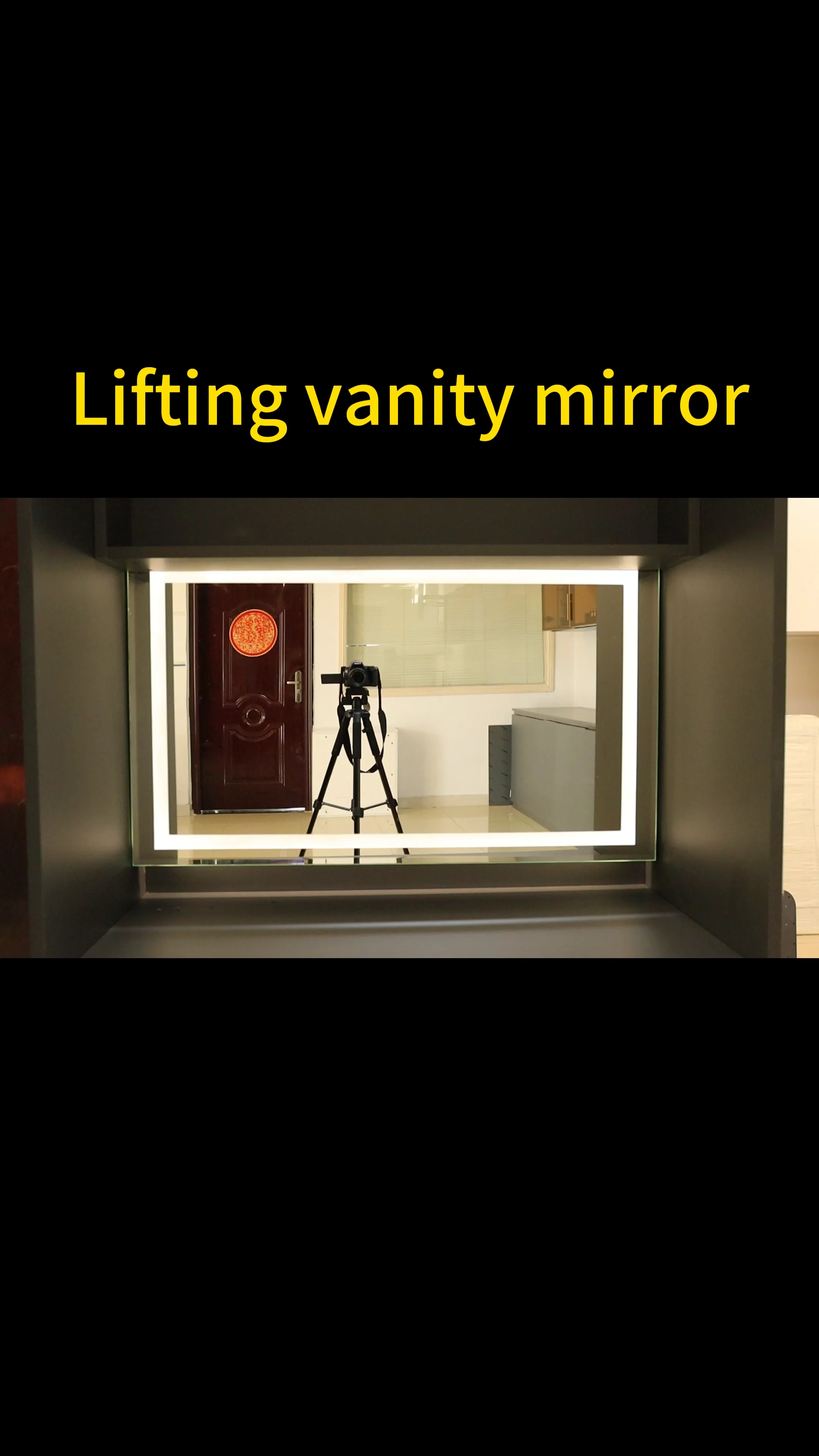 Hot Sale Lifting Dressing Mirror Electric Bathroom Mirror Sensor ...