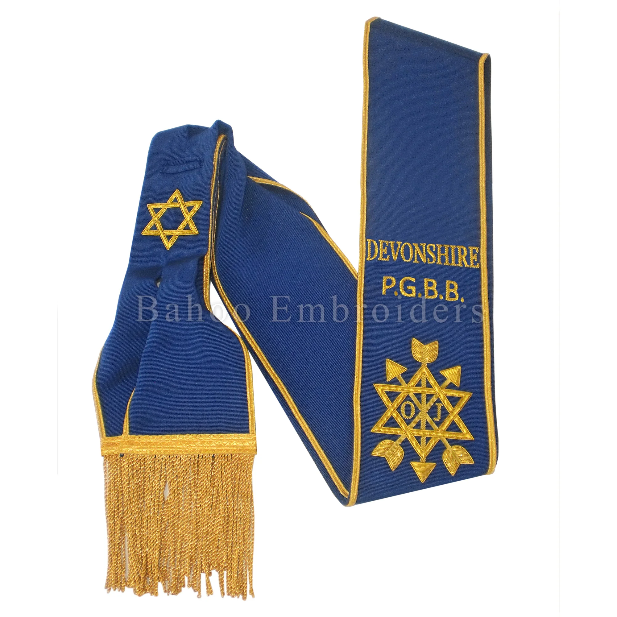ORDER OF SECRET MONITOR PROVINCIAL SASH WITH HANDMADE EMBROIDERY AND ...