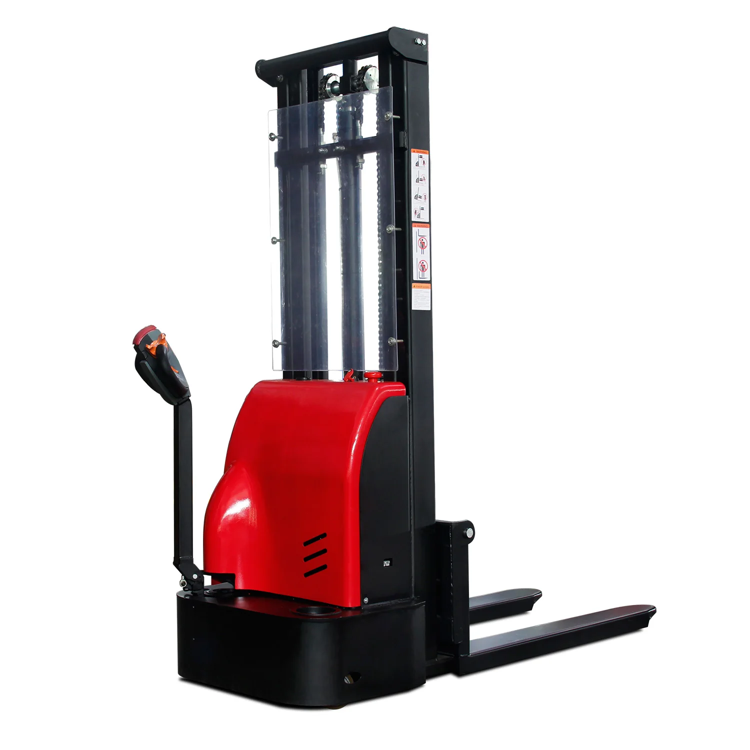 Full Electric Stacker Walkie Electric Pallet Forklift Hydraulic ...