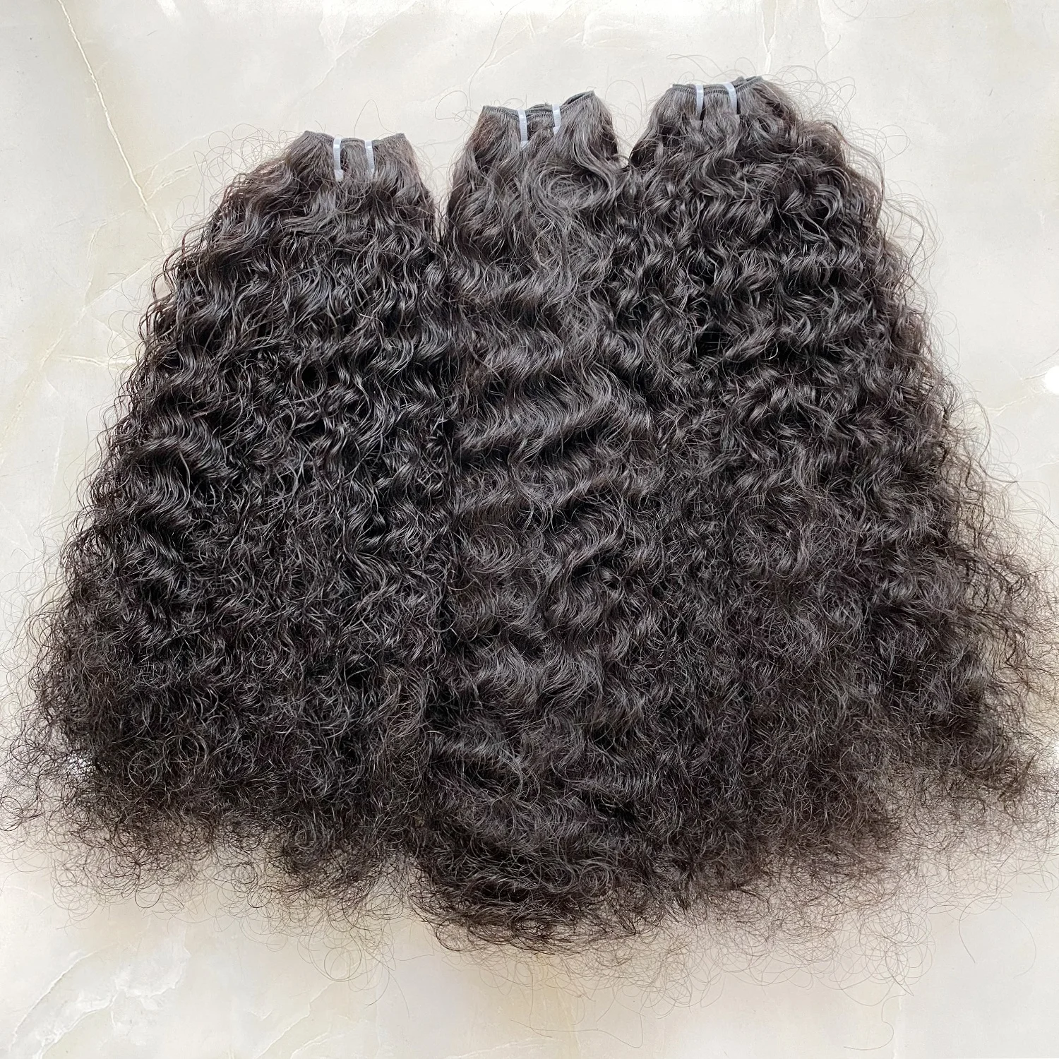 Burmese Curly Texture Bundles 100% Raw Natural Remy Hair Vietnamese ...