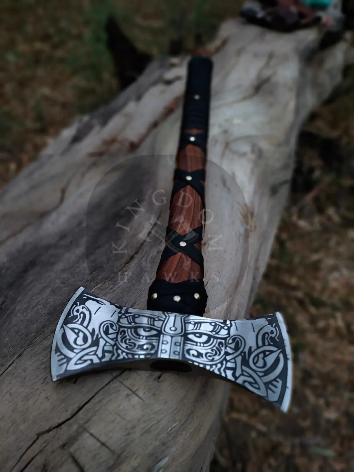 Custom Handmade Corban Steel Viking Camping Axe Hot Design Axe ...