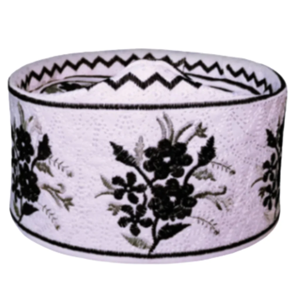 New Islamic Omani Embroidery Men's Prayer Hats Wholesale Cotton Fashion ...