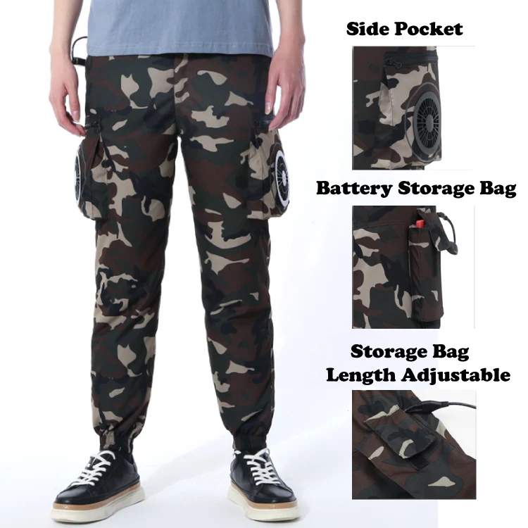 Camouflage Cooling Pants - Buy Camouflage Cooling Fan Pants,Camouflage ...
