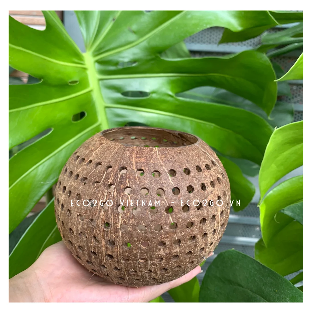 Best Seller Coconut Shell Tea Light Holder/ Coconut Candle Holder for ...