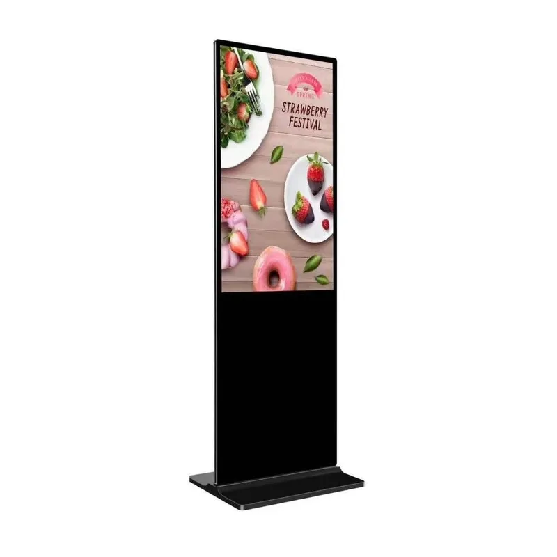 32/49/55 Inch Full LED HD floor stand digital signage media player ...