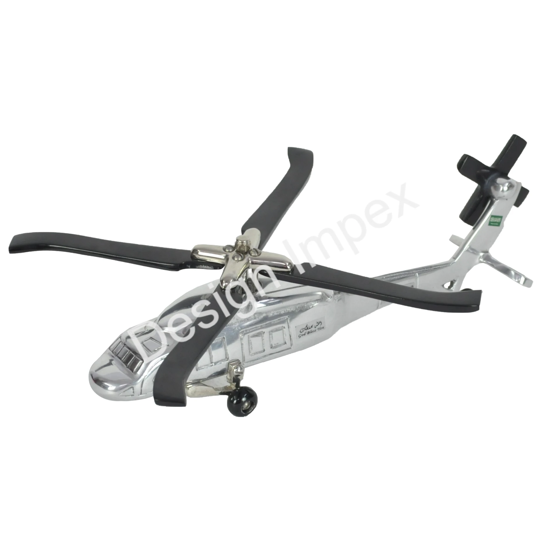 Chinook Royal Saudi Airforce Helicopter Nickle 14'' Inch With Black ...