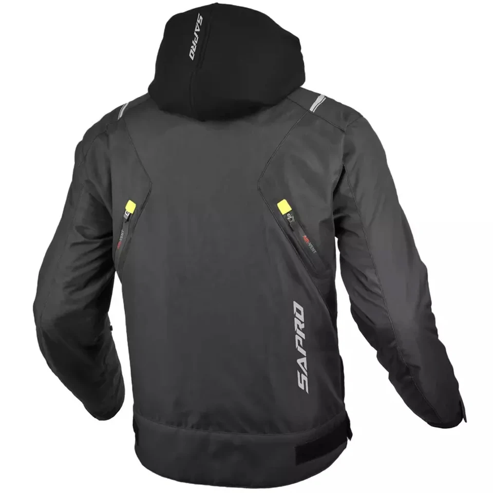 Lightweight Waterproof Motorbike Jacket with CE Approved Protection ...
