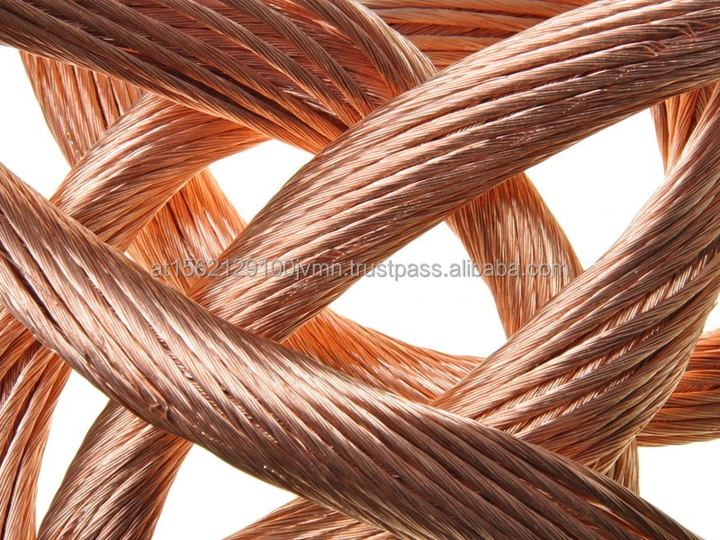 Bulk Red Bright Copper Wire Scrap 99.99% Supply Industrial Metals For ...