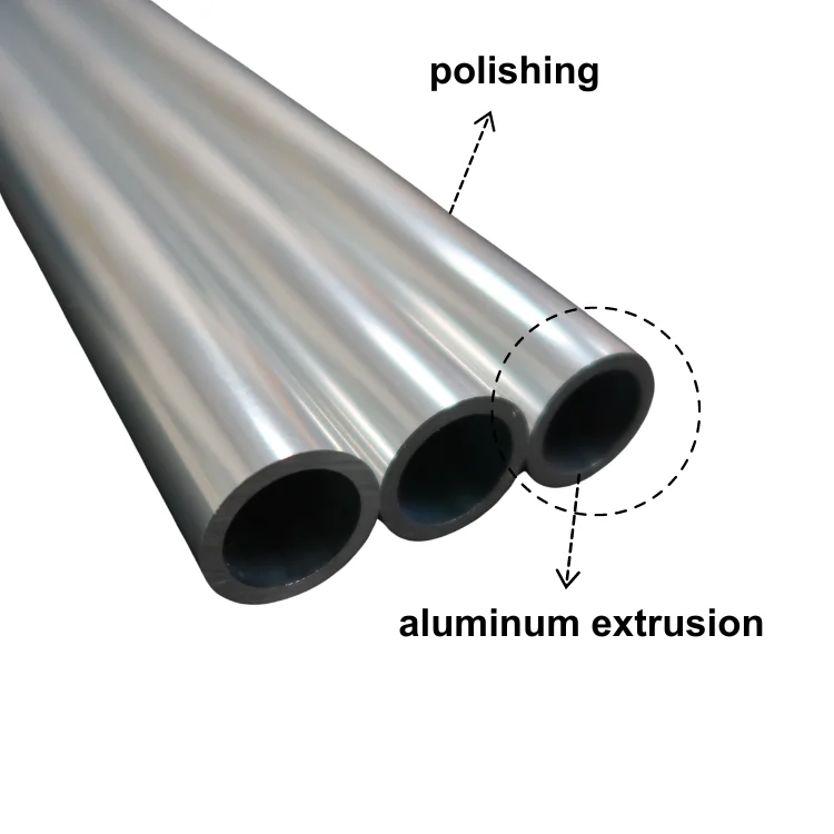 Round Aluminium Pipe Tube Profile 7075 T6 Per Kg - Buy 7075 Bloc En ...