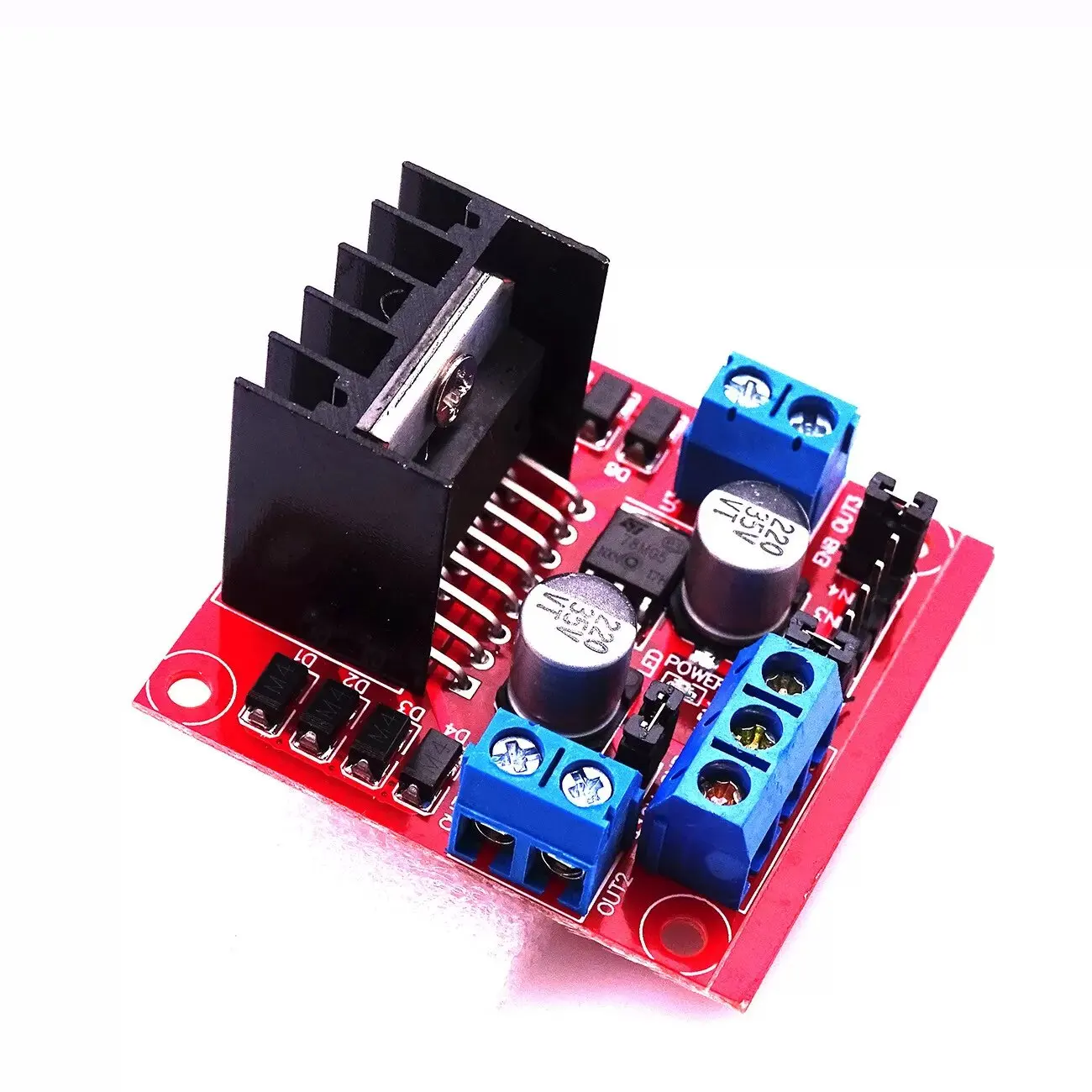 L298n Motor Drive Board Module Dc Stepper Motor Motor Intelligent ...