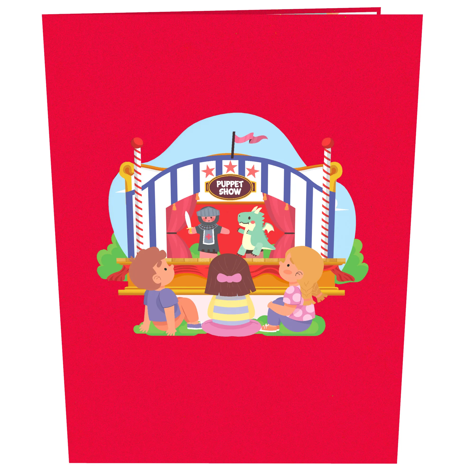 Puppet Show 3d Pop Up Card Best Seller For Baby Birthday New Born ...