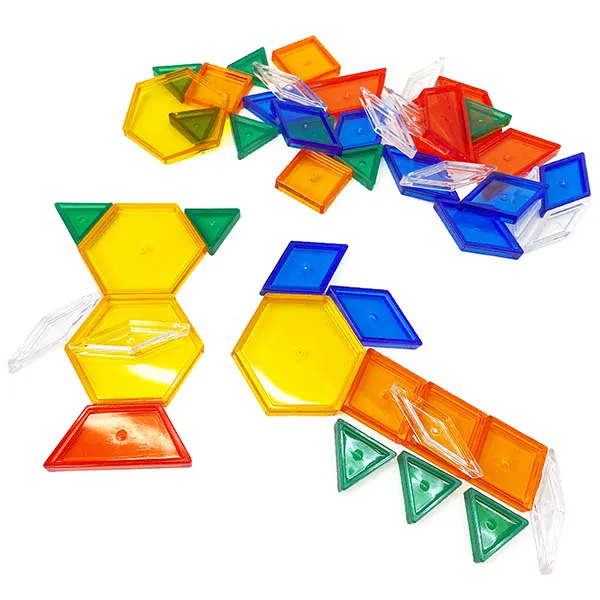 49 Pcs Clear Plastic Pattern Blocks - Buy Plastic Pattern Blocks ...