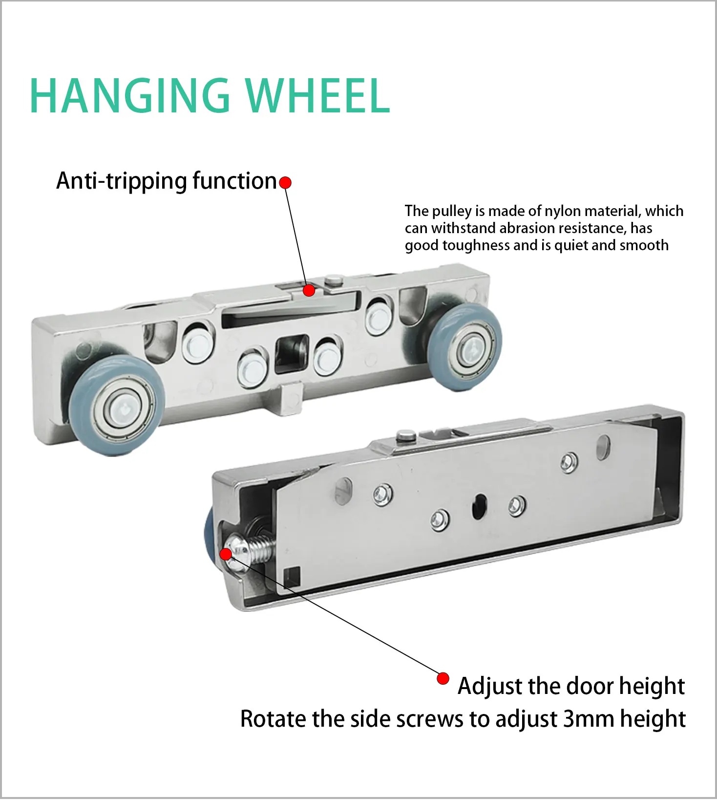 QIWIN Ghost Floating Sliding Door System - Modern & Stylish