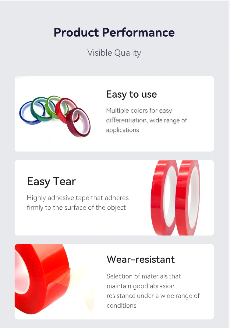 10 Mm Colored Pvc Strapping Duct Joint Tape Of Visibility Enhancement ...