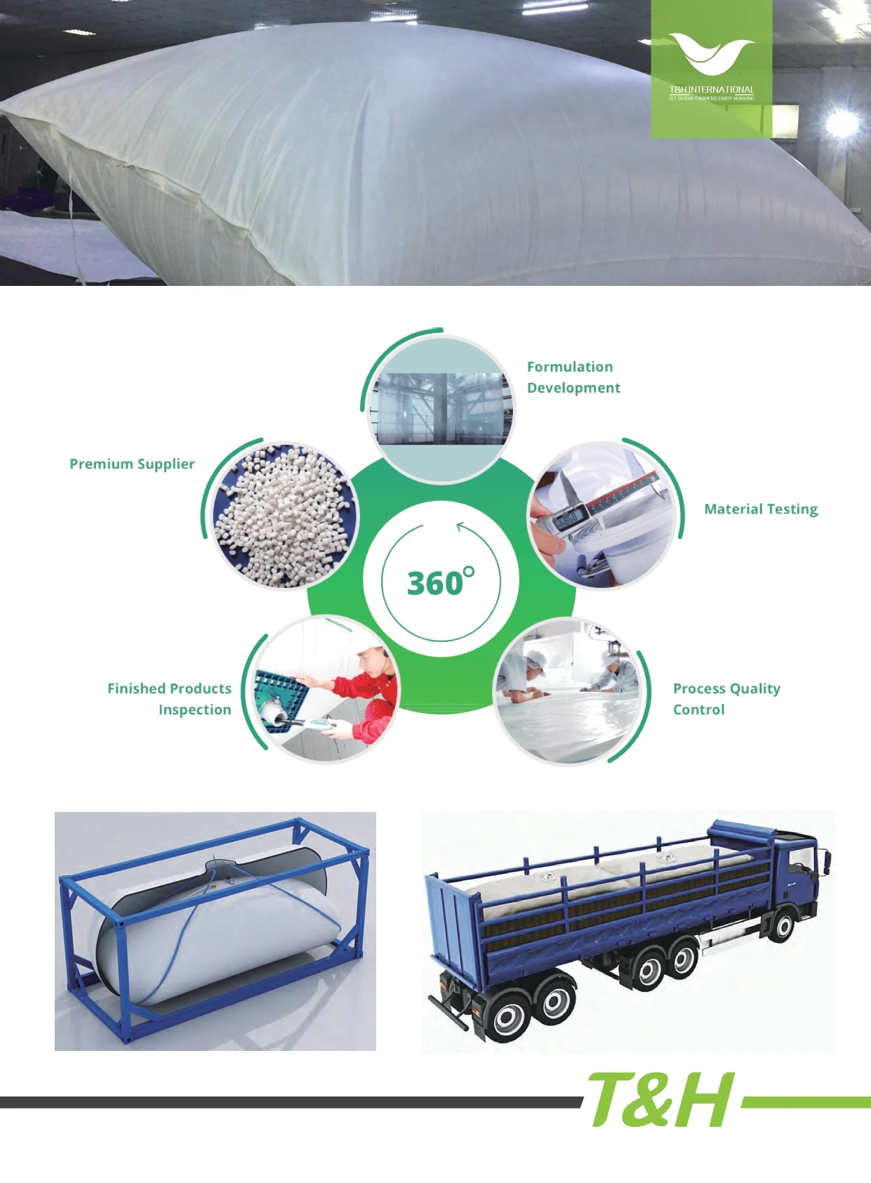 T&H International's Innovative PE Material Flexitank Container for ...