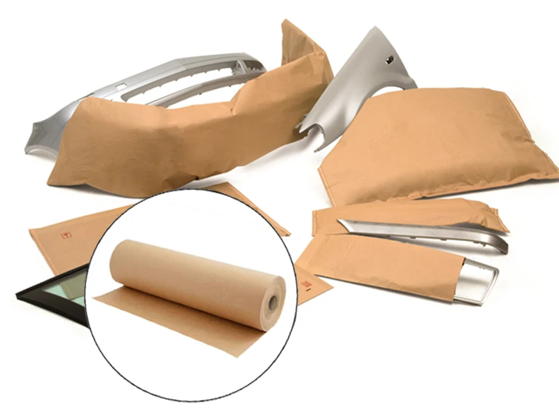 Protective Packaging Cohesive Kraft Paper Rolls For Wrapping Furniture ...