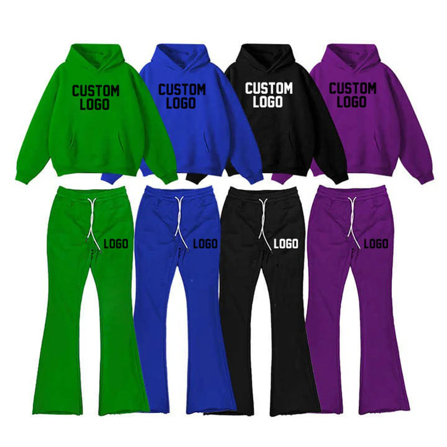 High Quality Flared Custom Tracksuit Jogger Flare Joggers Tracksuits ...