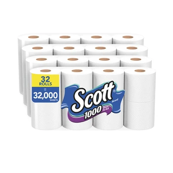 Scott 1,000 Toilet Paper,32 Rolls,1,000 Sheets Per Roll - Buy Scott ...