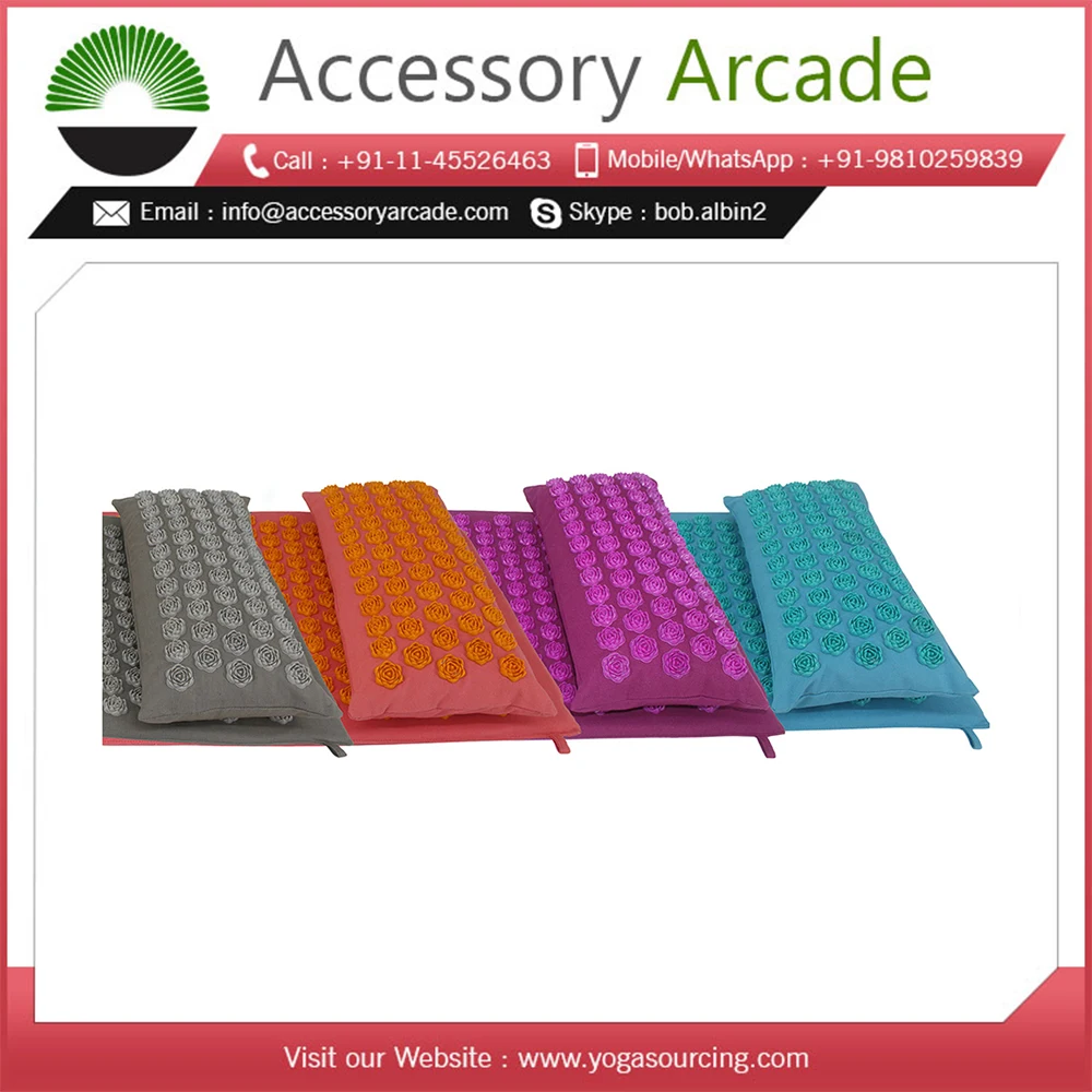 Best Healthcare Product Acupressure Lotus Disc Neck Pillow Set For ...