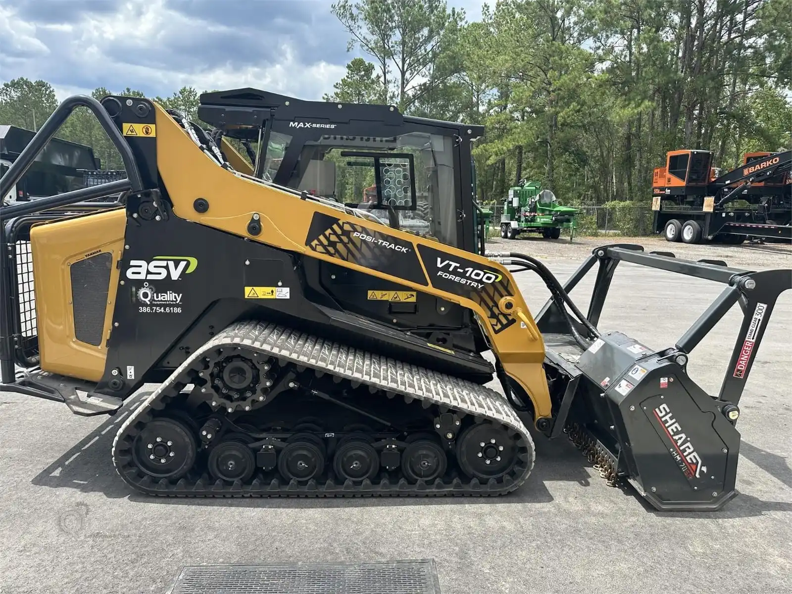2024 Asv Posi-Track VT100 Forestry Skid Steer 103.5 HP with Engine ...