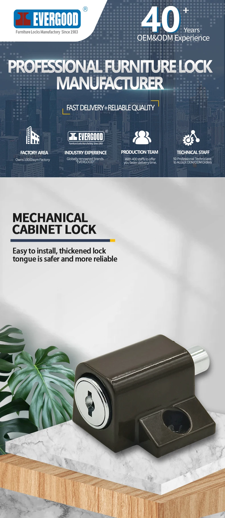 Black Push-in Lock Features Easy Installation for Lazy People High ...