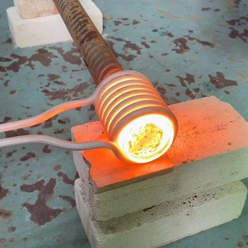 High Efficiency 30kw Induction Metal Heater Bolt Induction Heating ...